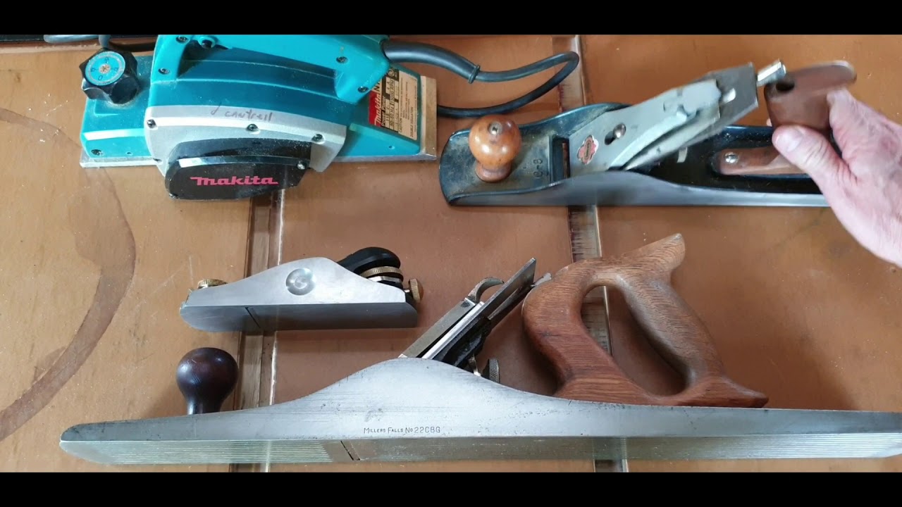 The four basic hand planes for a wood shop and sculpture studio - YouTube
