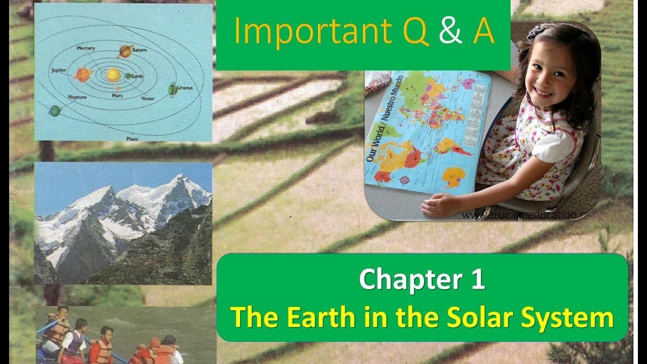 Important Questions Earth in Solar System Chapter 1 CLASS 6 NCERT ...