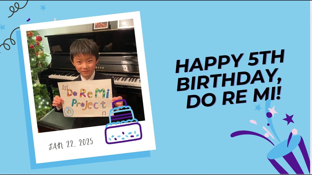 Happy 5th Birthday, Do Re Mi! - YouTube