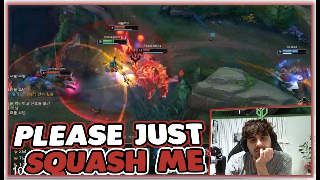 Guys please SQUASH ME! - YouTube