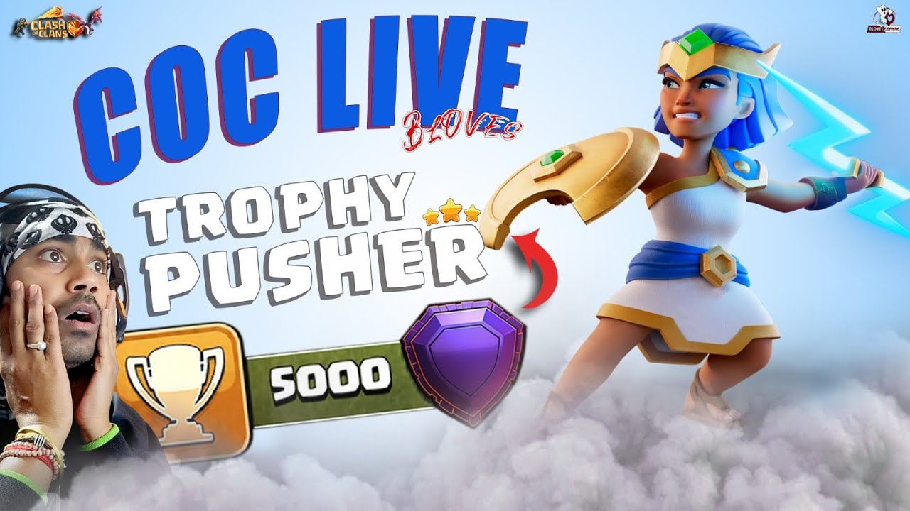 COC LIVE Base Visiting & Tips / coc trophy pushing tips and tricks ...