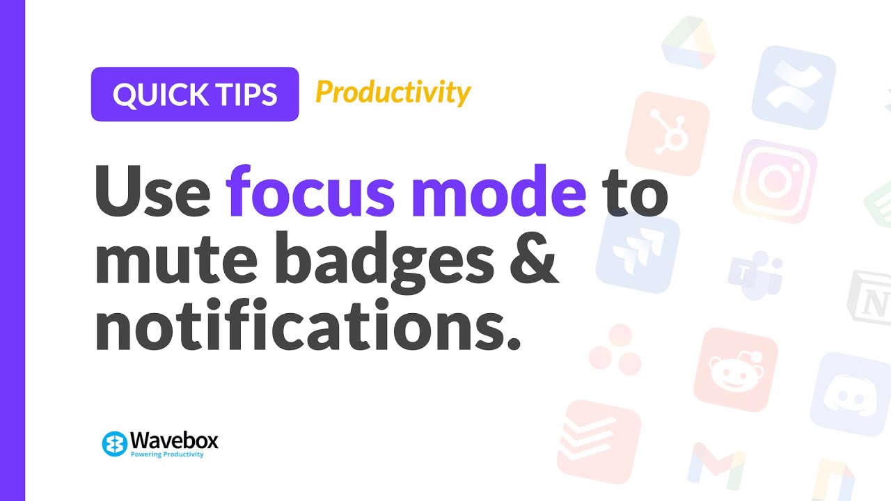 QuickTip - How to Use Focus Mode to Mute Unread Badges and Desktop ...