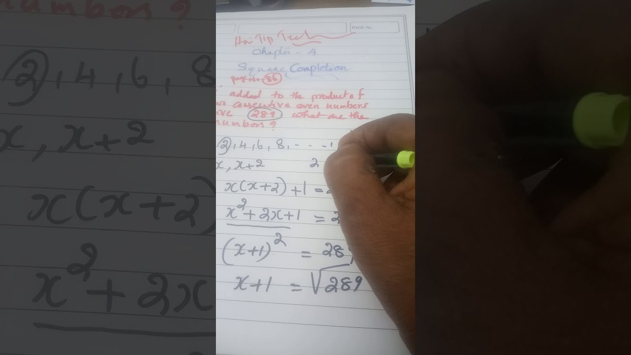 SSLC_Revision_Chapter 4 . What are the numbers? - YouTube