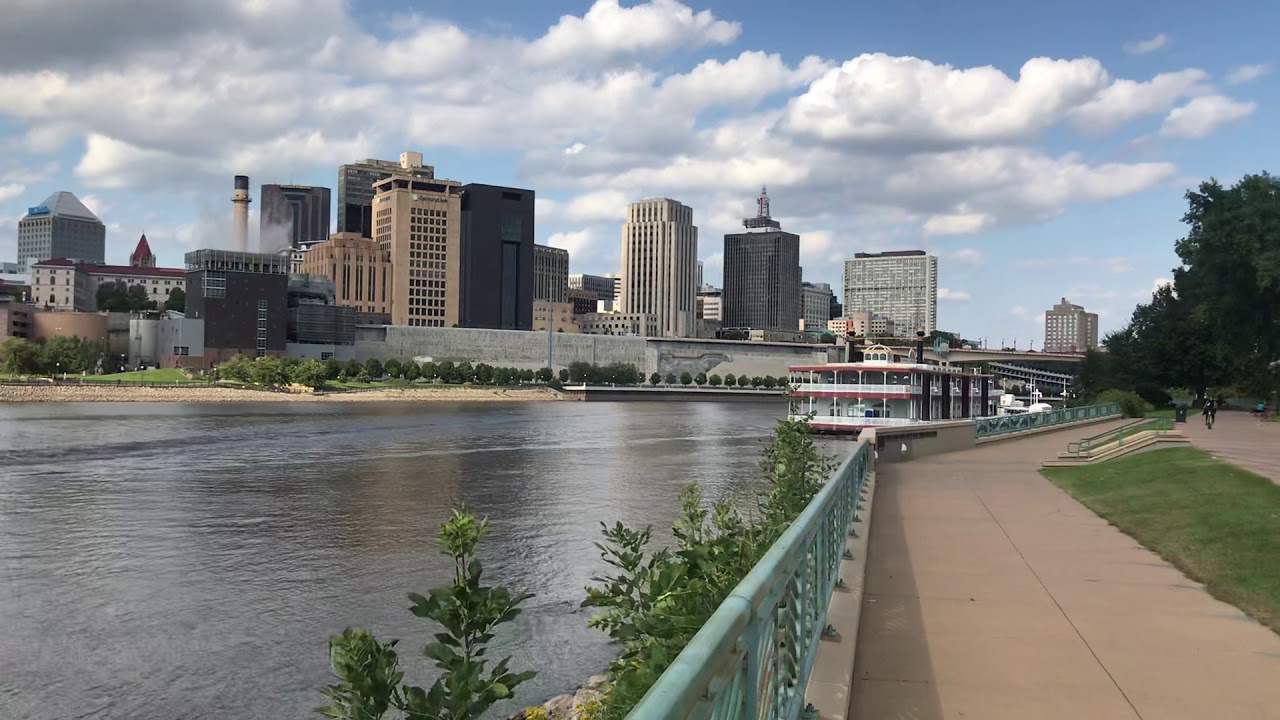 USA. (Minnesota) Río Mississippi. St Paul. - YouTube
