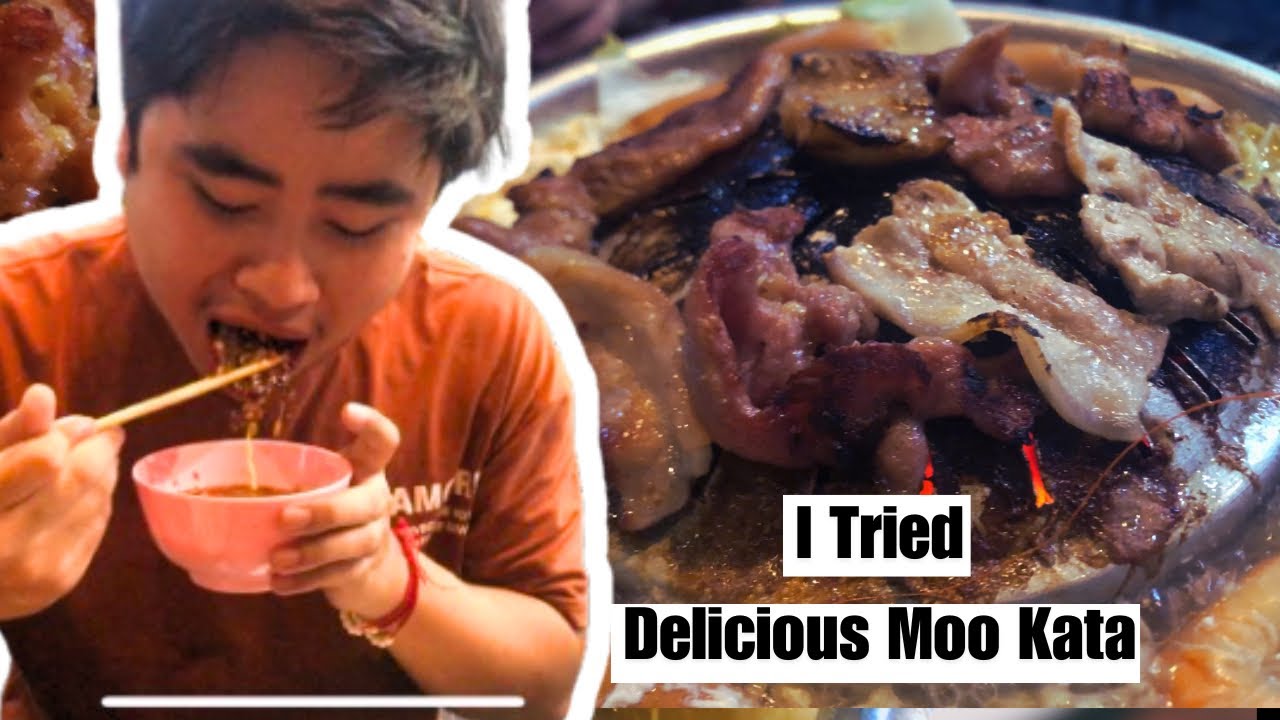 I Tried Delicious Moo Kata in Thailand (Moo Kata) - YouTube