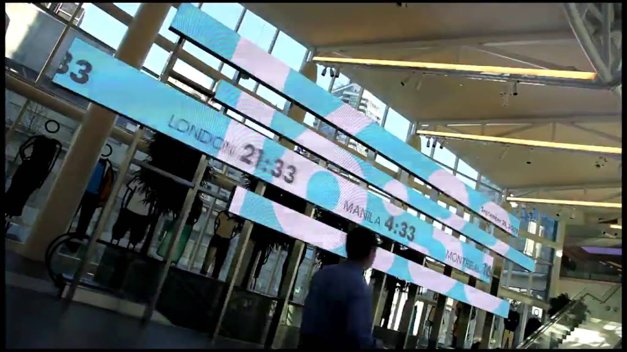 Bloomberg Link Display LED Digital Signage Scala - YouTube