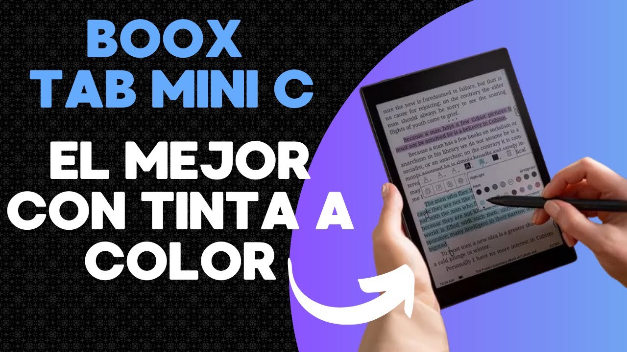 Boox Tab Mini C: ¡EL MEJOR TABLET CON EINK A COLOR! - YouTube