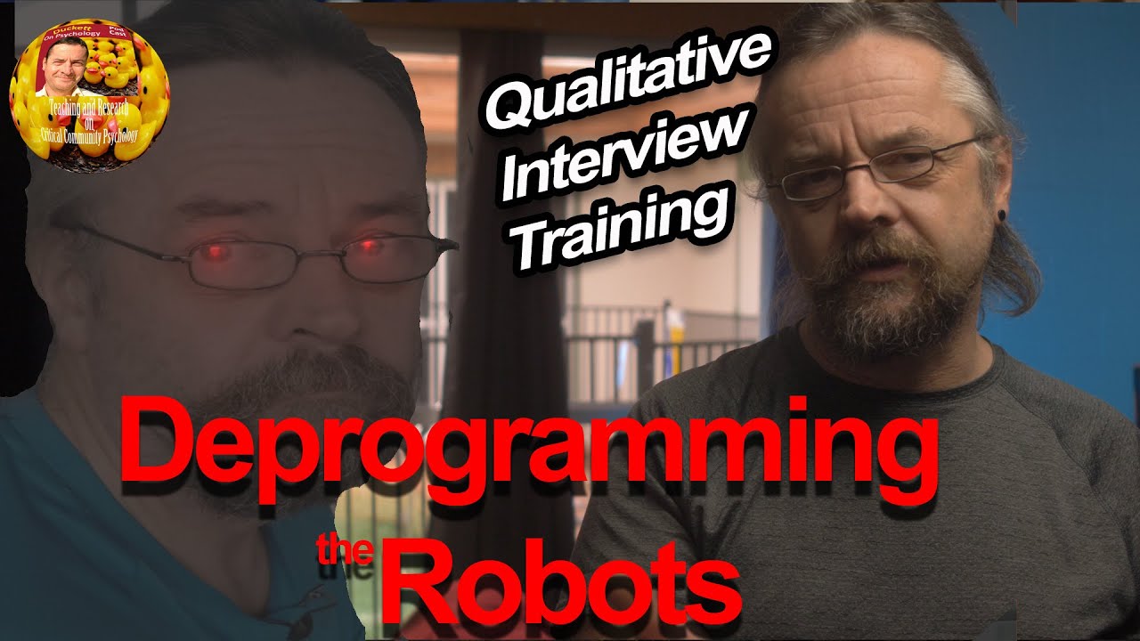 Qualitative interview training deprogramming robots - YouTube