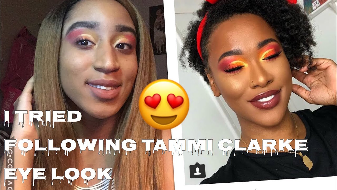 I tried following Tammi Clarke eye look - YouTube