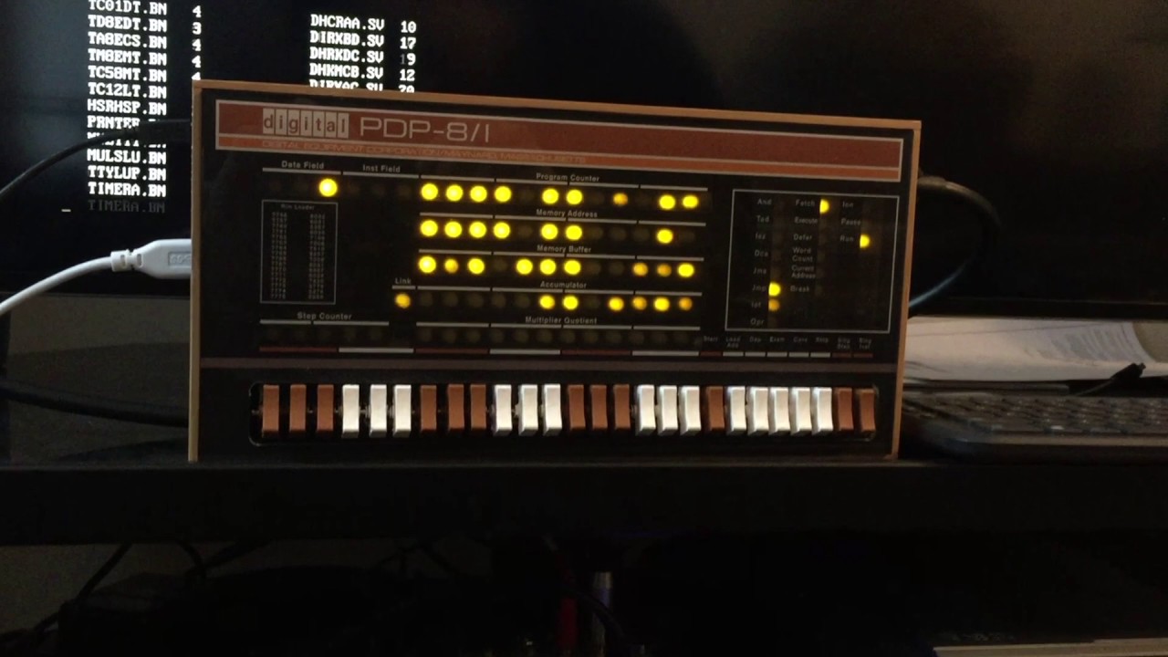 PDP-8 Listing FIles - YouTube