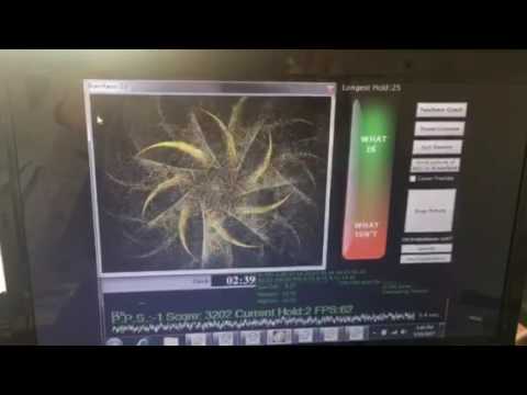 BrainPaint training screen. Eyes open - YouTube