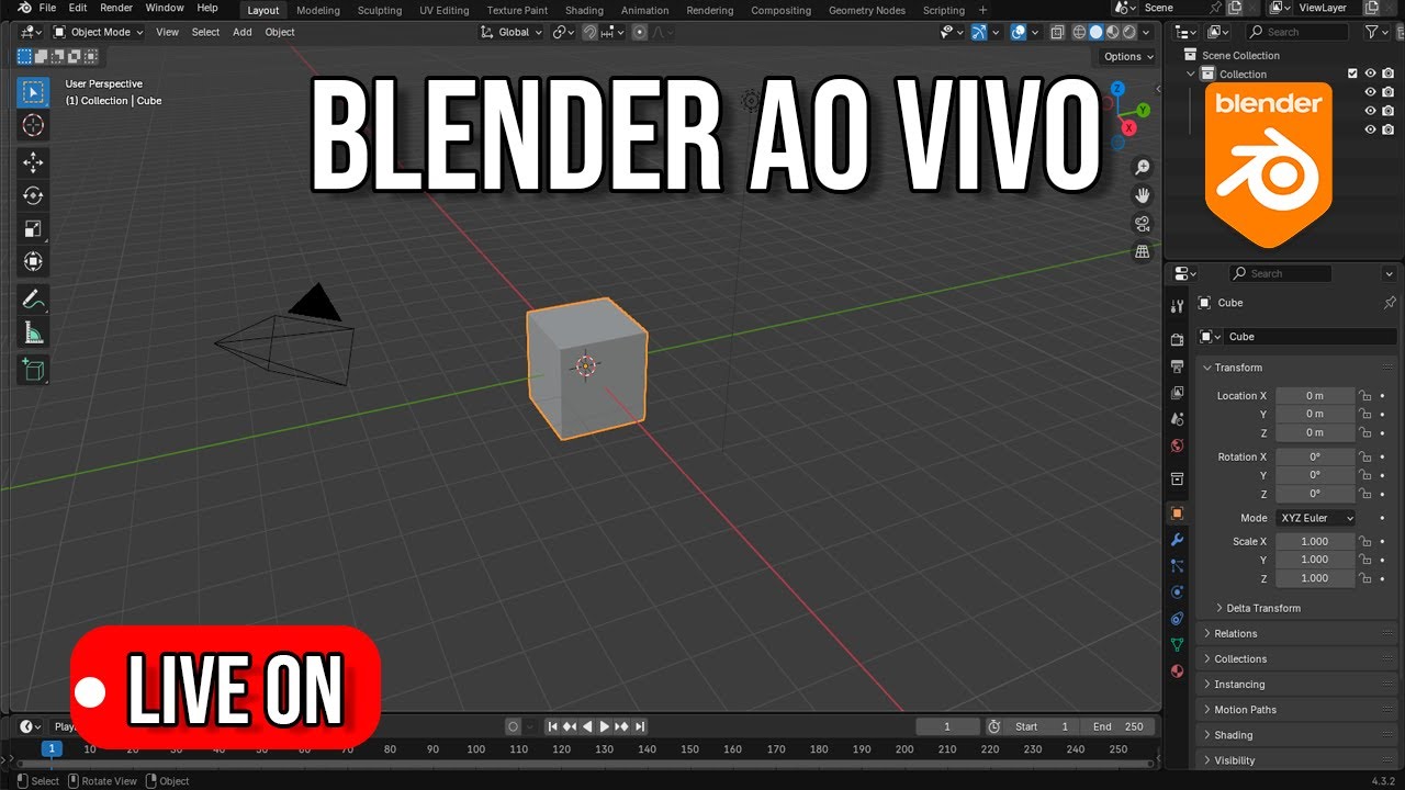Live Blender - Retornando a ilhazinha !pix - YouTube