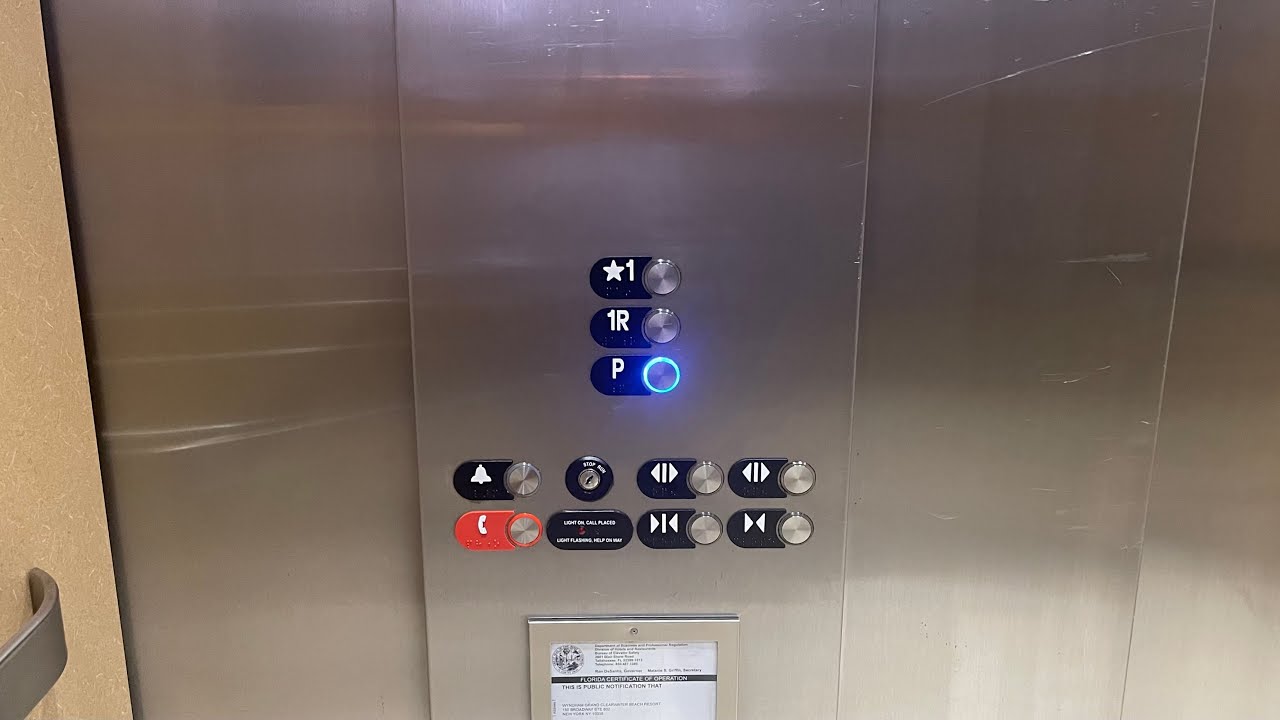 Otis Gen2 Valet Elevator | Wyndham | Clearwater Beach, FL - YouTube