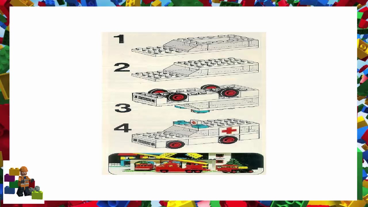 LEGO instructions - Legoland - 653 - Ambulance and Helicopter - YouTube