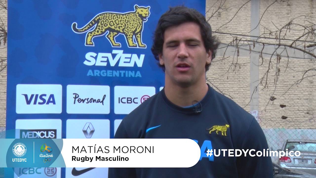 #UTEDYColímpico: saludo Matias (Tute) Moroni - Rugby - YouTube