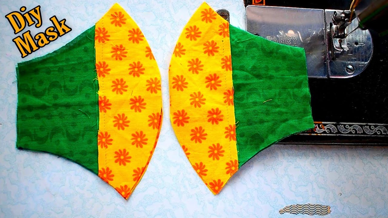 Very Easy New Trending Pattern Mask - Face Mask Sewing Tutorial ...