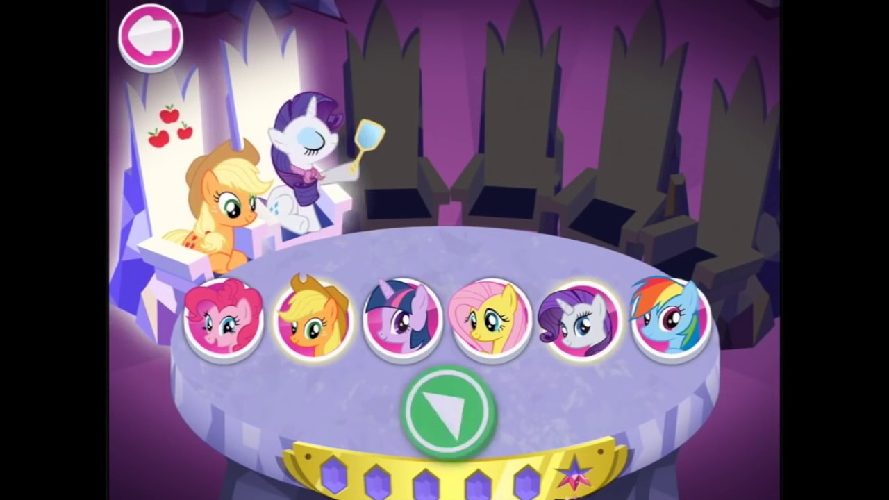 My Little Pony Harmony Quest Part 3 iPad app demo for kids Ellie - YouTube