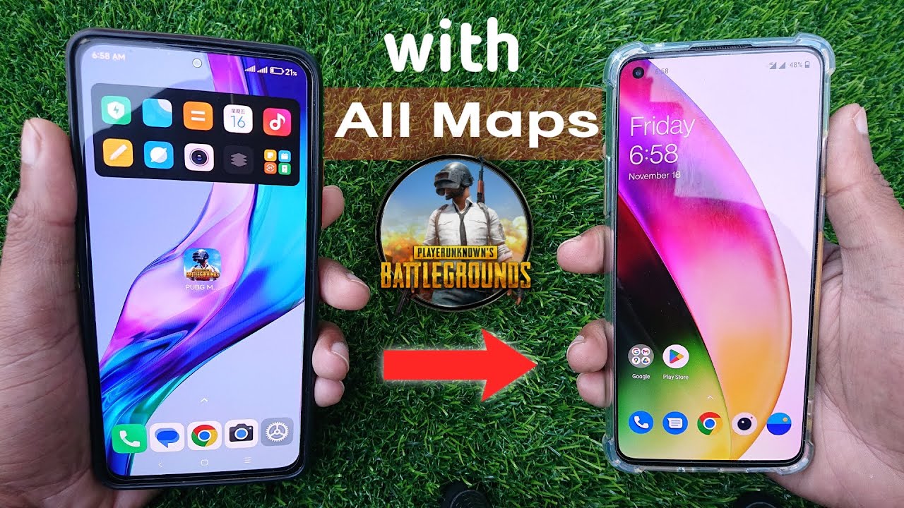 How to send pubg mobile with all maps || one phone to another phone ...