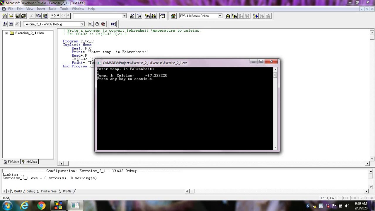 Computer Programming in FORTRAN| Chapter # 1| Exercises Solution ...