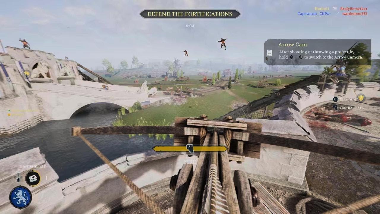 Chivalry 2: Ballista kill and and guys being launched - YouTube