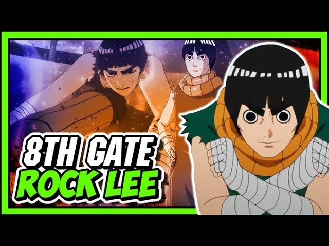 Rock Lee Shippuden 8 Gates