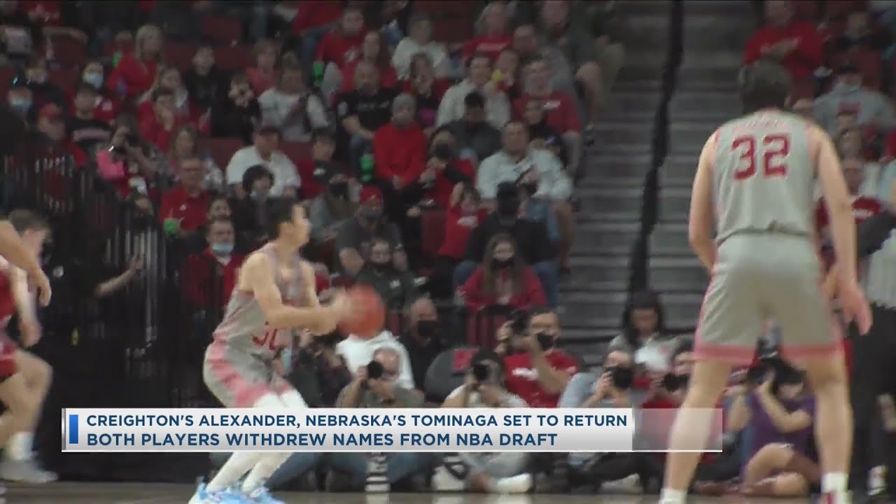 Creighton's Alexander, Nebraska's Tominaga Set To Return - YouTube