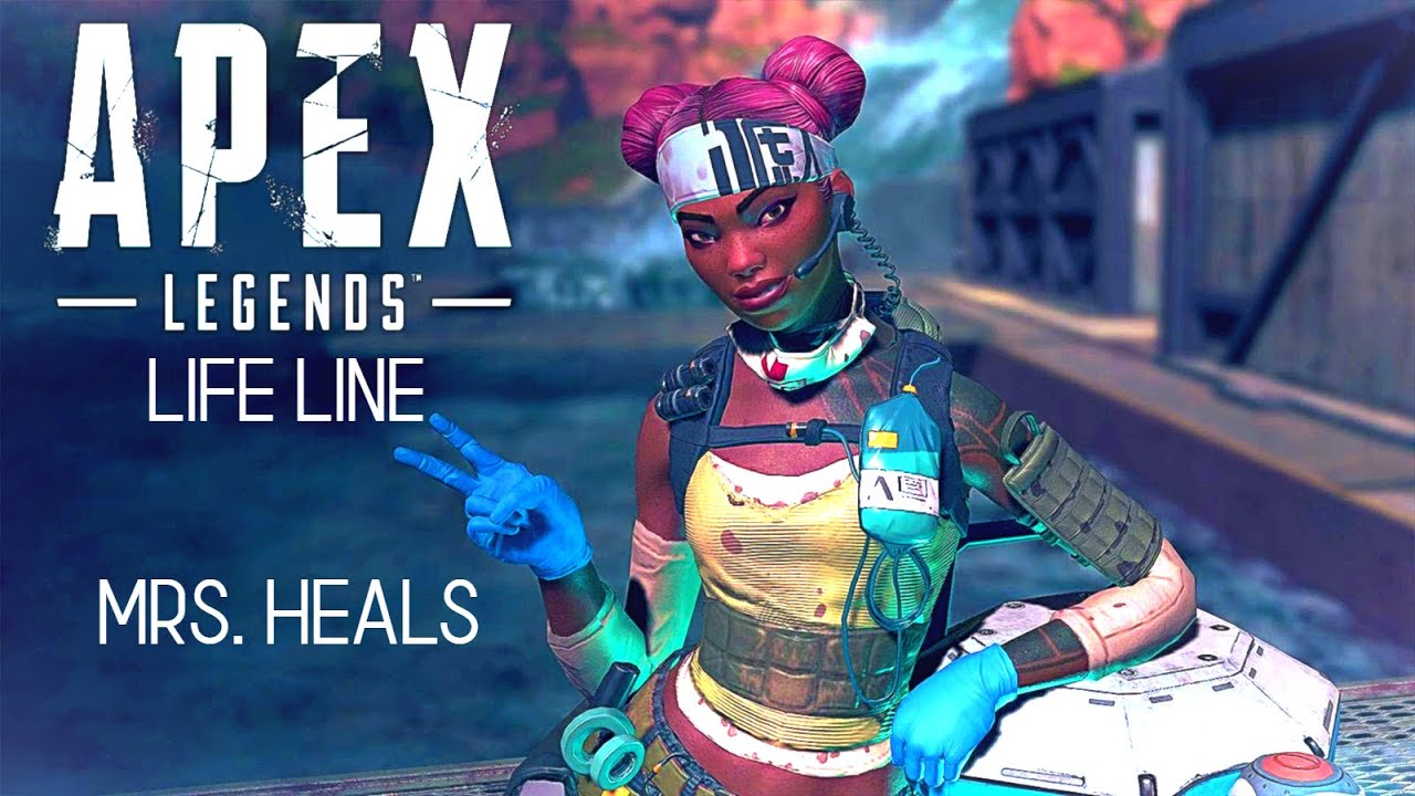 playing with life line and life line only in apex legends. - YouTube