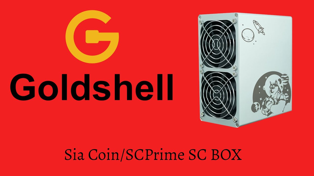 Goldshell SC Box Review SIA Coin SCPrime - YouTube