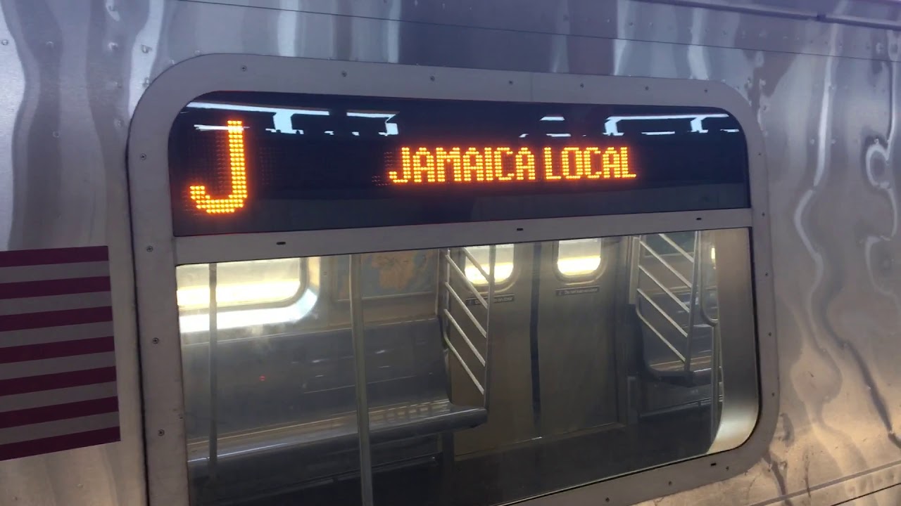 MTA Subway Broadway Junction Bound R179 (J) Train @Kosciusko Street ...