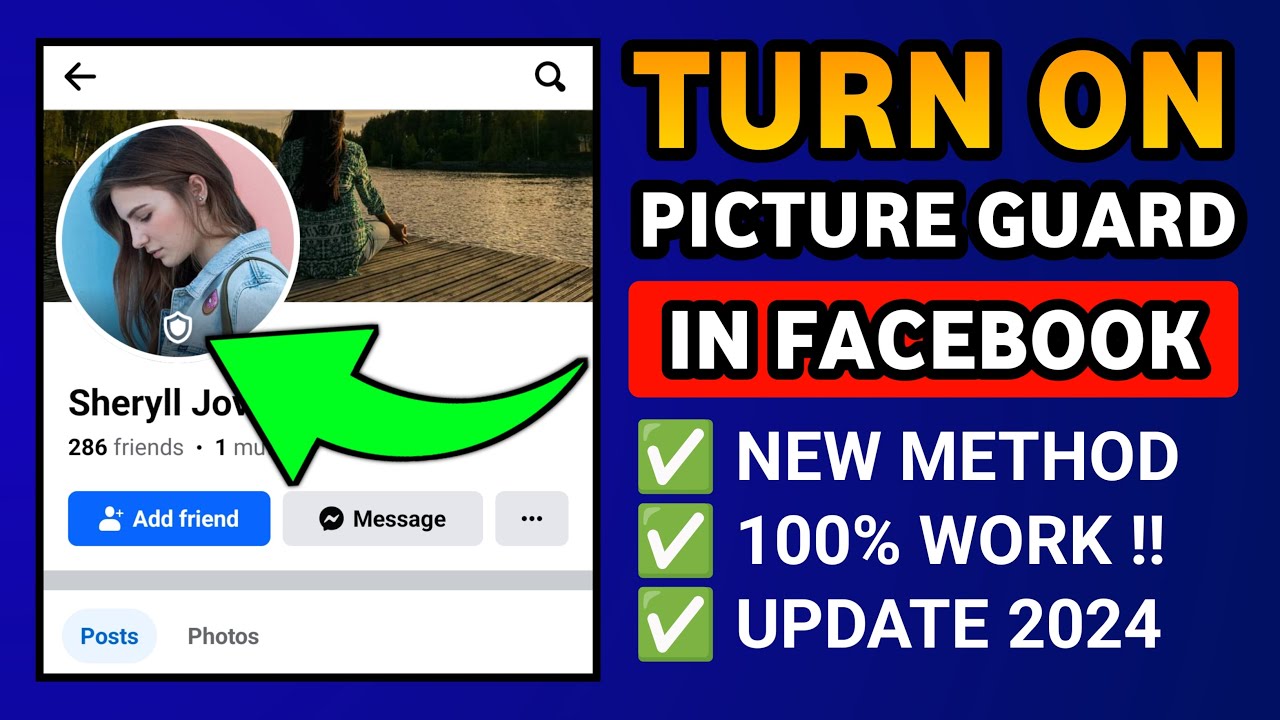 How to Enable Profile Picture Guard in Facebook - New Steps 2024 - YouTube