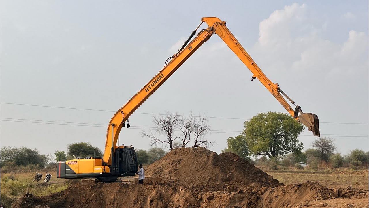 New Poclain machine || HYUNDAI 500 LRExcavator|| Vihiriche machine || # ...