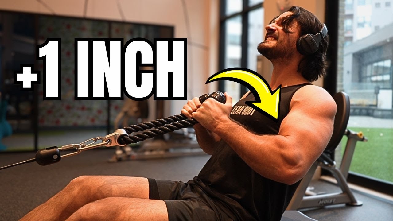 The EXACT Workout I Did To Blow Up My Arms - YouTube