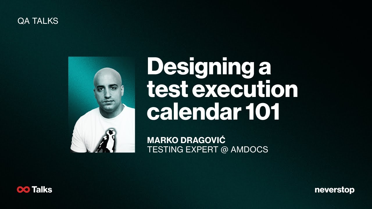 Designing a test execution calendar 101 by Marko Dragović - YouTube