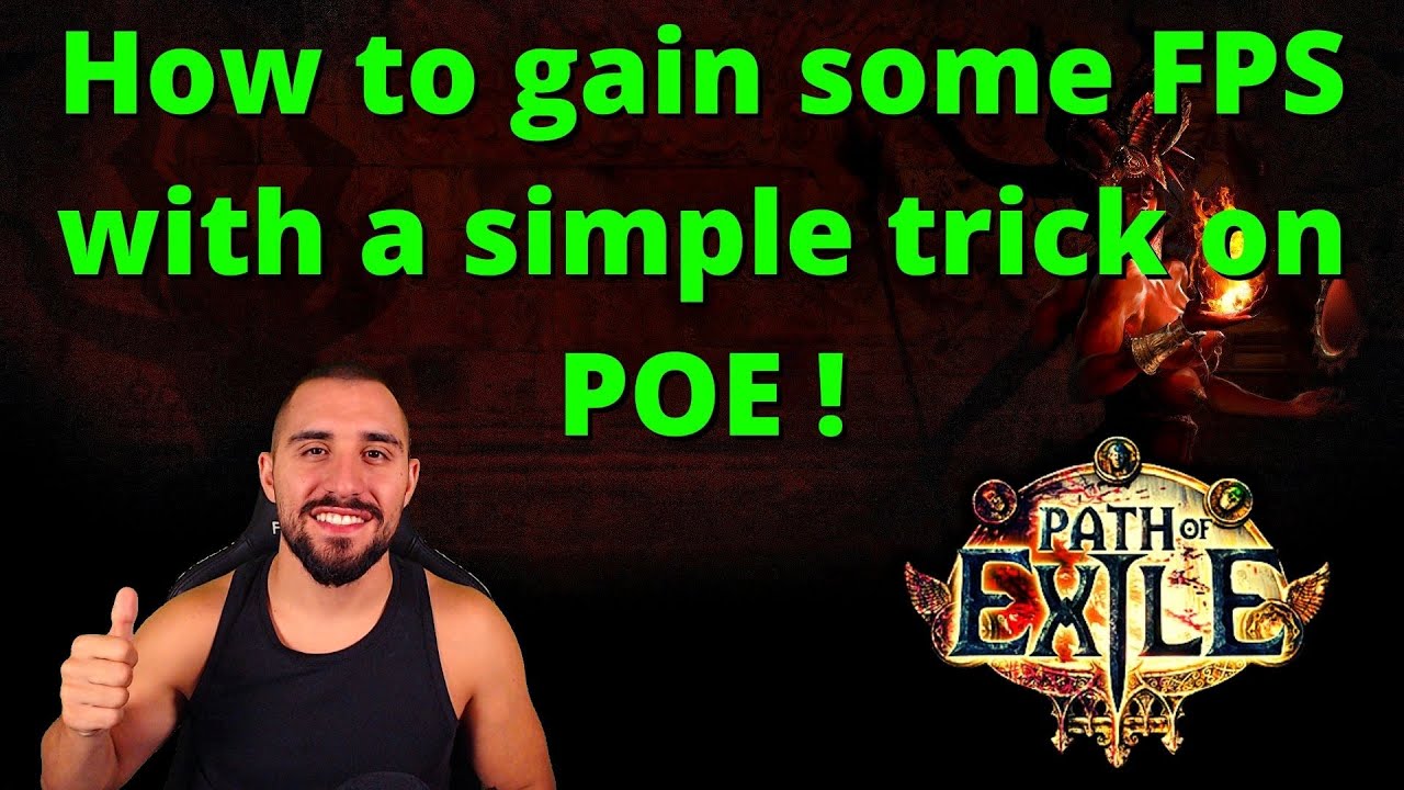 [Beginner's Guide] How to gain more FPS with a simple trick on POE ...