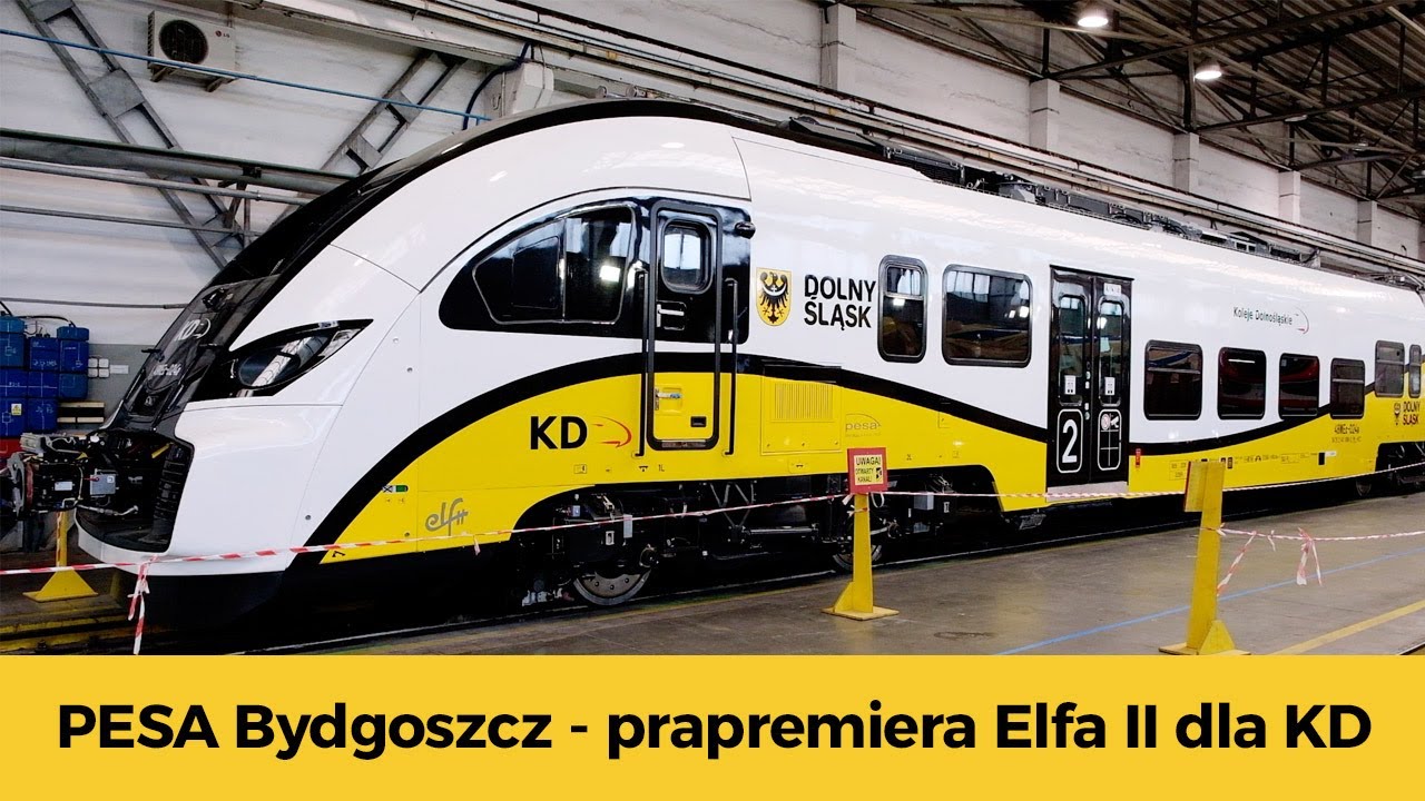 Pierwszy Elf II w barwach Kolei Dolnośląskich - YouTube