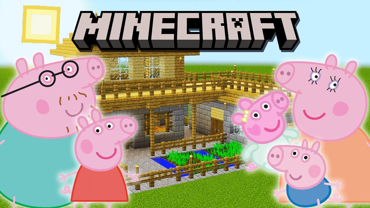 Peppa Pig Family Play Minecraft 316 - YouTube