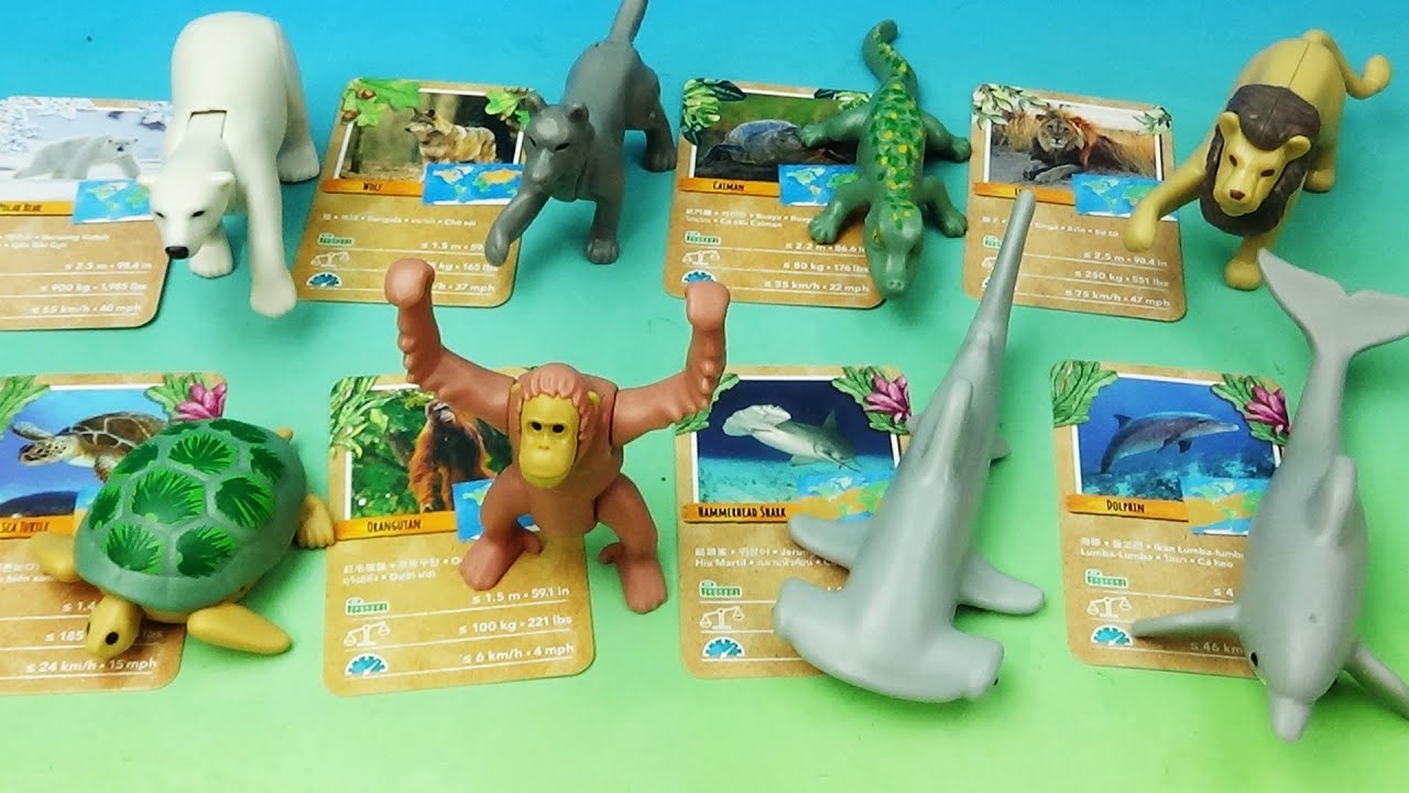 2024 Wiltopia Playmobil Set Of 8 Mcdonalds Happy Meal Collectible Mini