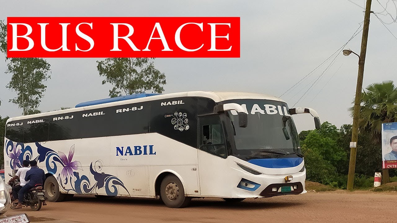 Nabil Bus Race High Speed Dhaka Dinajpur Highway Road Video - YouTube