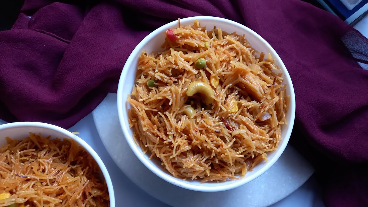 khari seviya/ veg vermicelli/namkeen sevi - YouTube