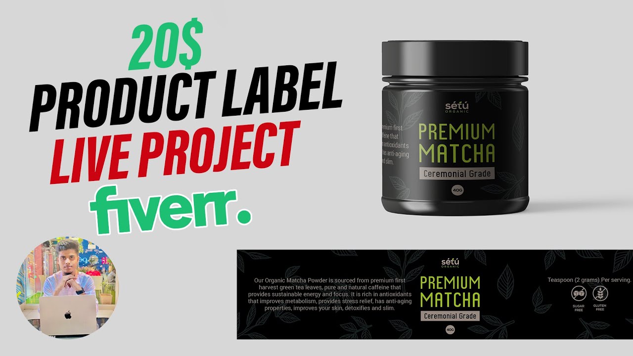 Graphic design Live Project On Fiverr | product label design Live ...