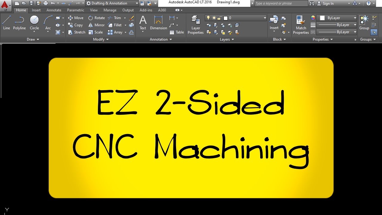 2 Sided CNC Machining - YouTube