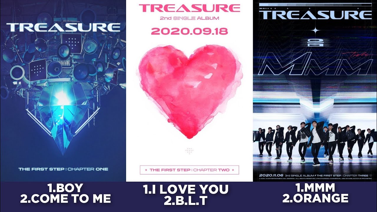 TREASURE THE FIRST STEP : CHAPTER 1~3 ALBUM PLAYLIST - YouTube