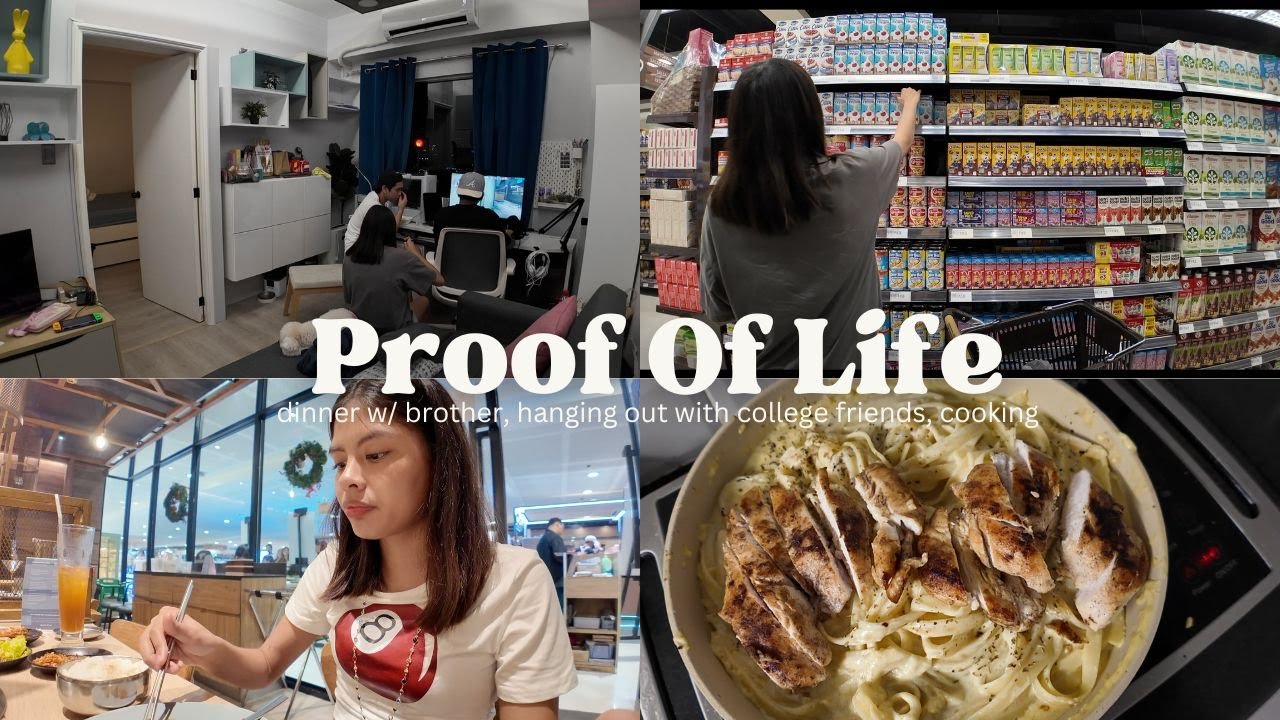 Proof of Life || hangouts, cooking, sibling bonding - YouTube