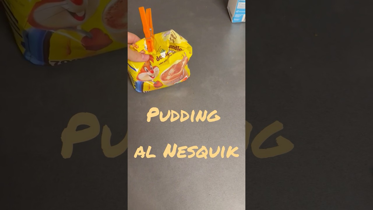 PUDDING AL NESQUIK🍫 #pudding #postres #sweet - YouTube