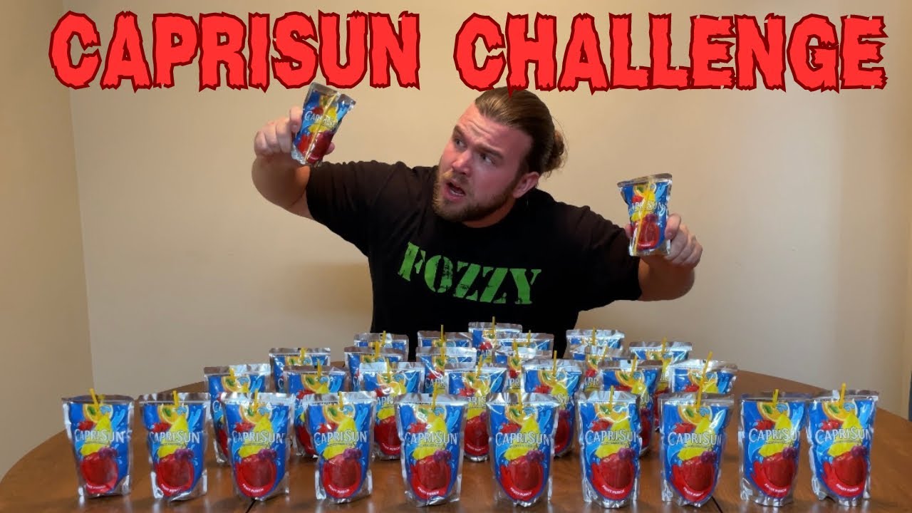 Capri-Sun Challenge Ends Badly - YouTube