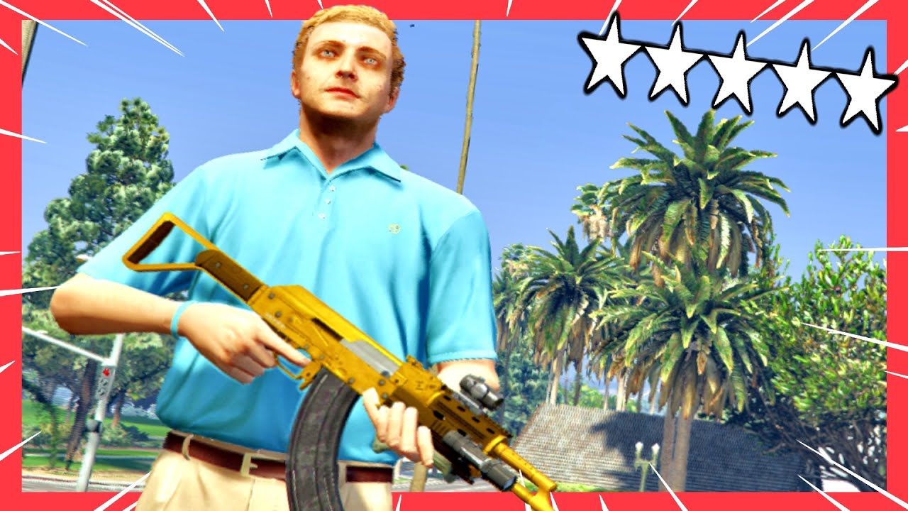 In GTA 5 - FIVE STAR RAMPAGE ESCAPE as Zimbor at Rockford Dr (GTA V ...