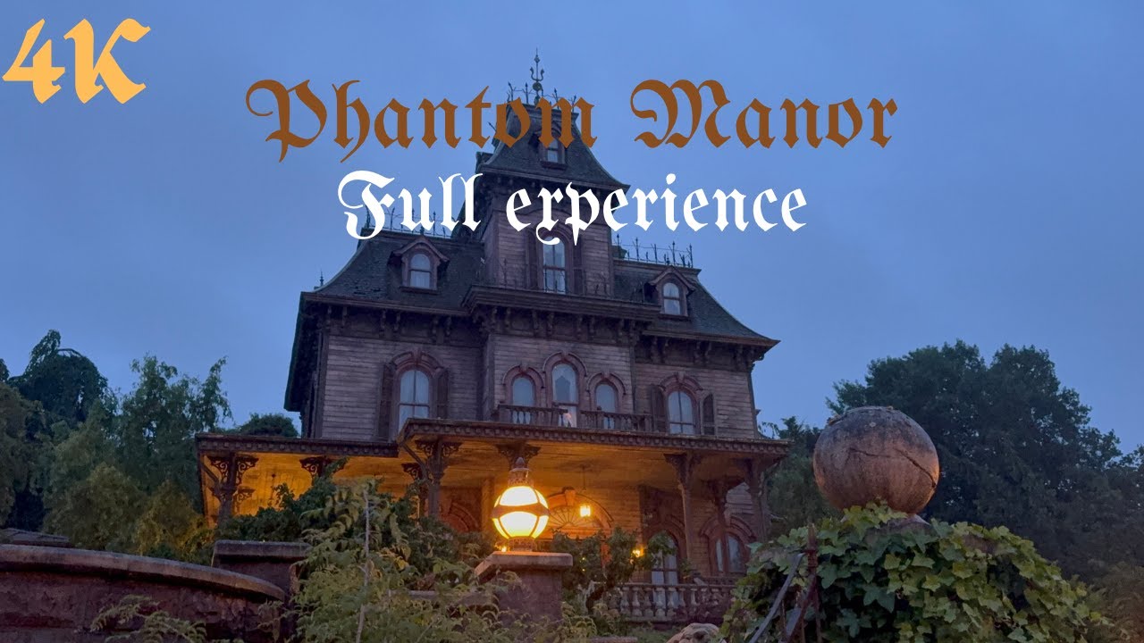 Phantom Manor Full Experience Disneyland Paris (4K) - YouTube