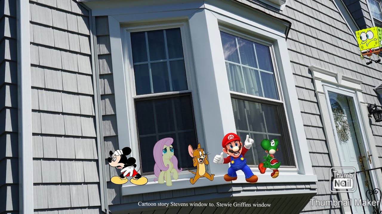 Cartoon story Stevens window to stewie Griffin’s window scene - YouTube