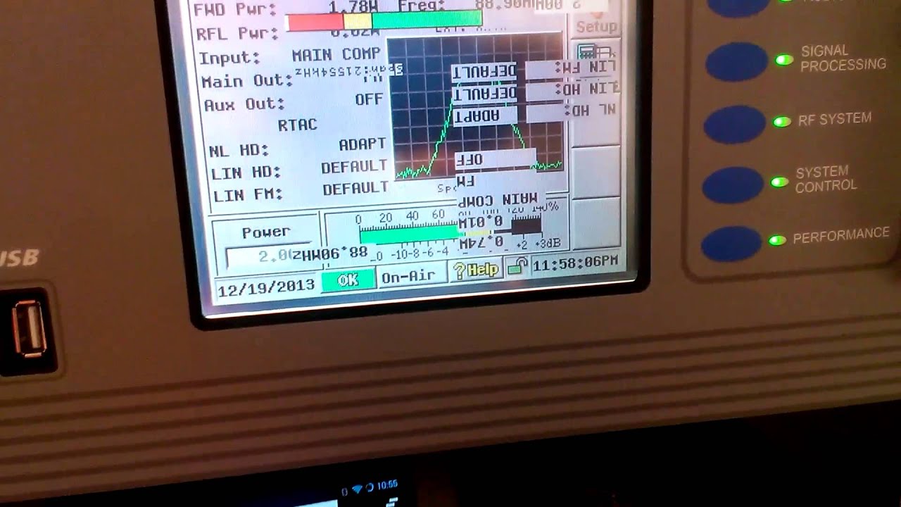 nmap vs Harris flexstar HD radio exciter - YouTube