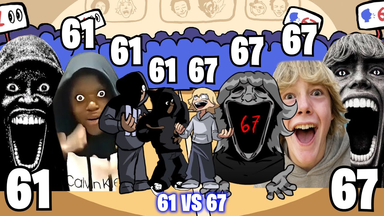 NEW ALL 67 VS 61 - Friday Night Funkin' (67 Kids Meme vs 61 Meme) - YouTube